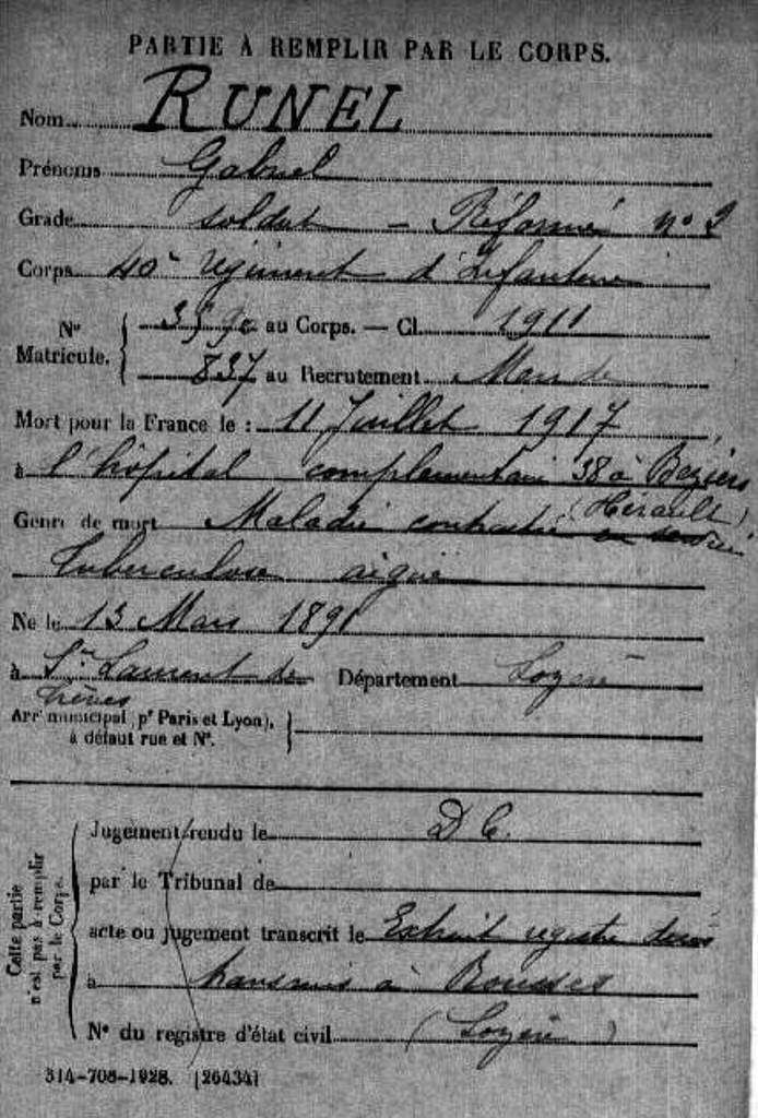 La mémoires des Hommes - Patrimoine de Rousses